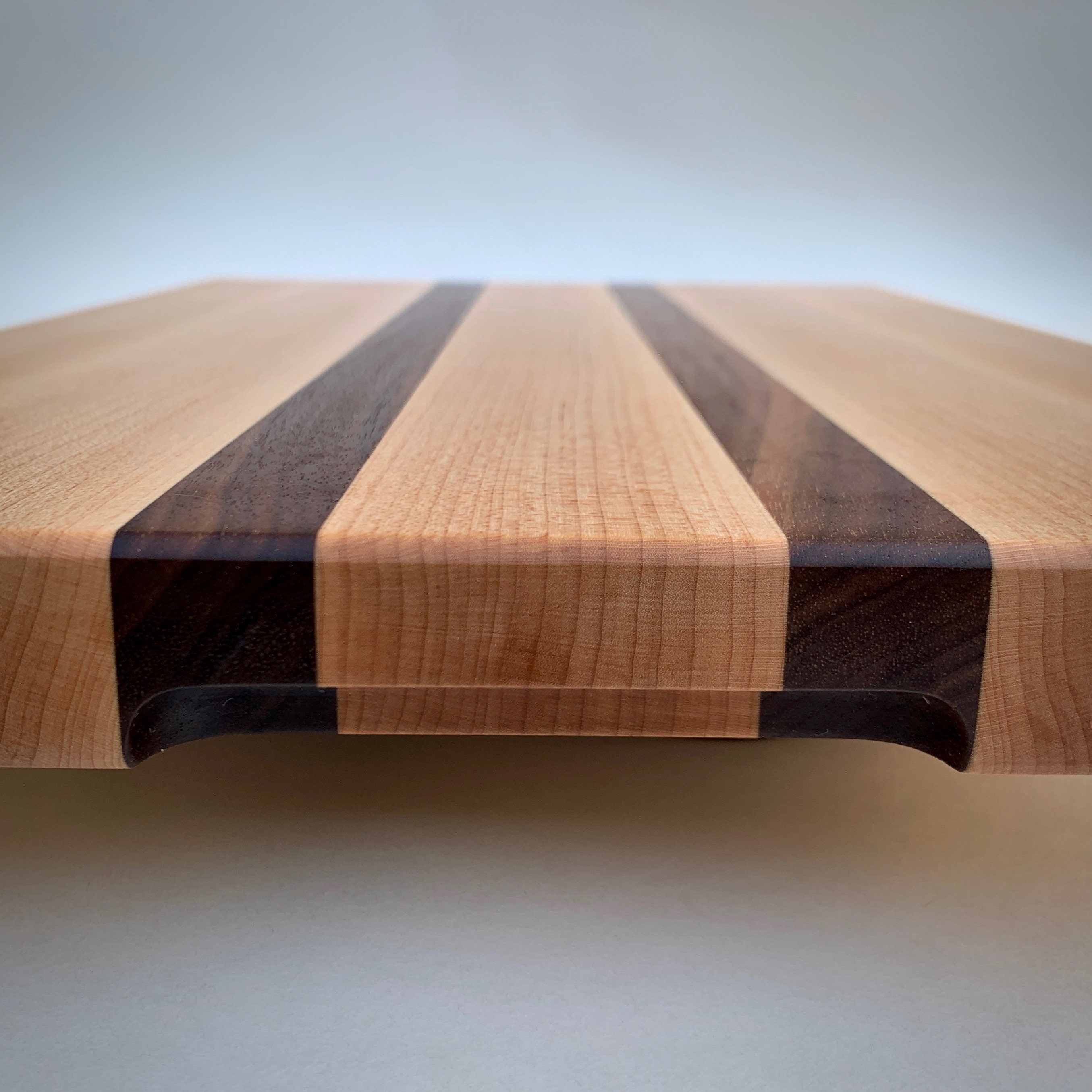Walnut and Maple Cutting Boards Cherry and Maple Striped - Etsy