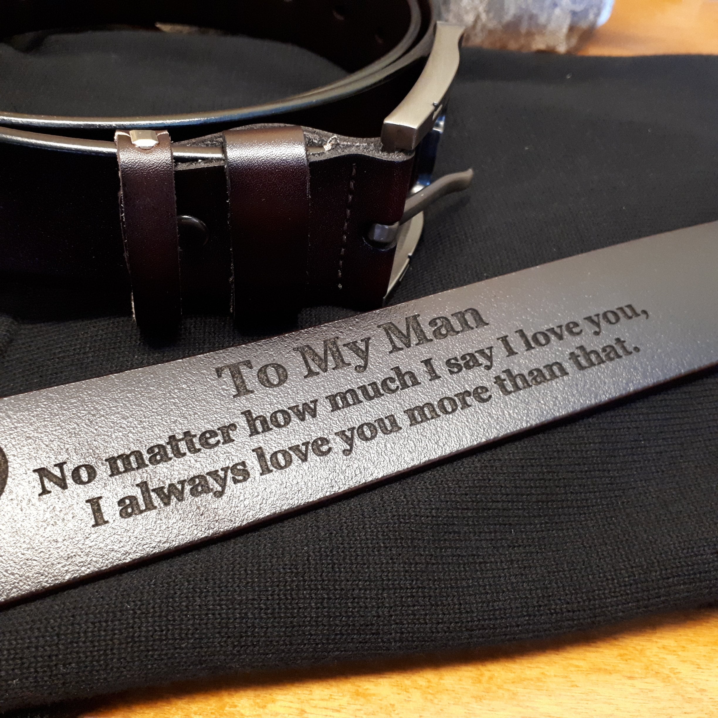Personalized Belt for Boyfriend Mens Leather Belt Engraved - Etsy