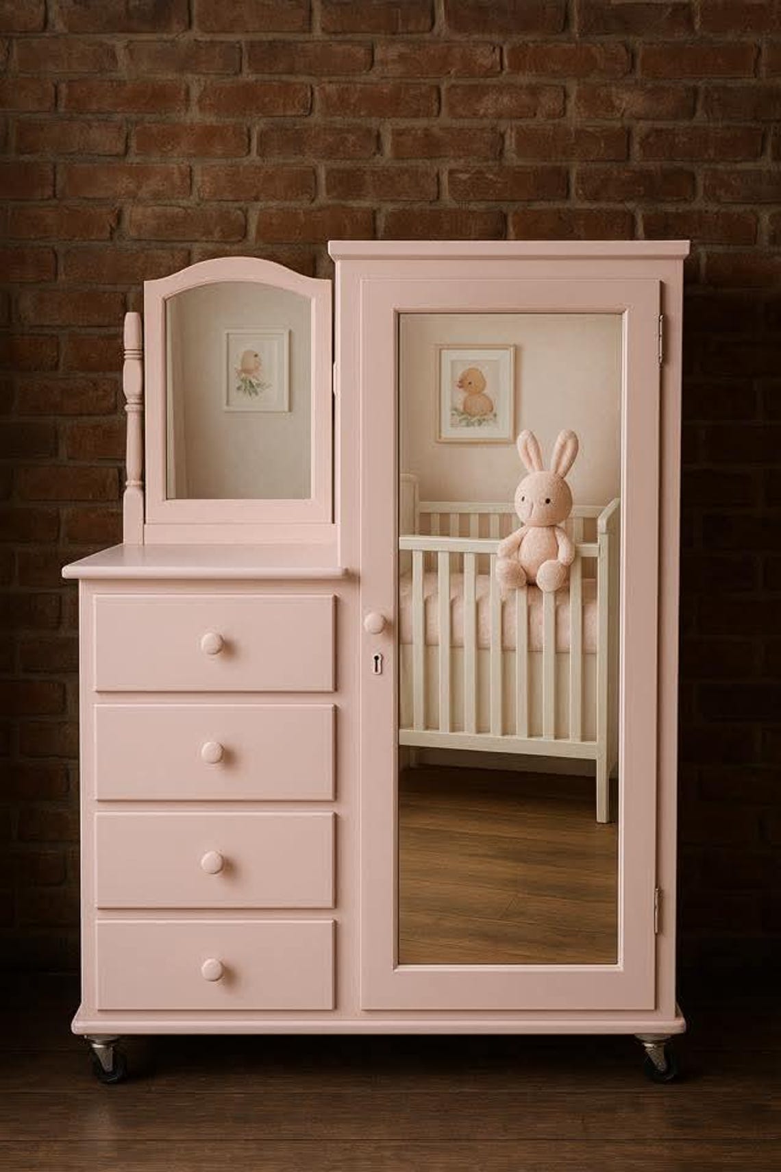 SOLD ** Customize Another ! Antique Baby Nursery Chifforobe Wardrobe ...