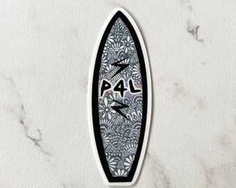 Outer Banks Pogue Life P4L Surfboard Waterproof Sticker John B - Etsy