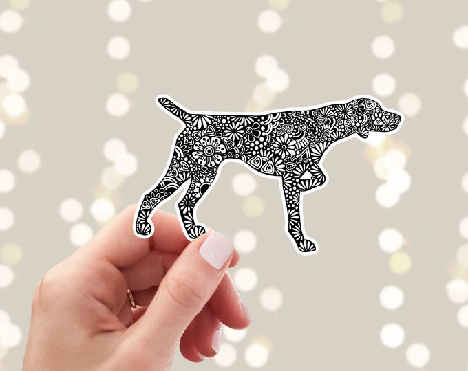 German Shorthaired Pointer GSP Pointer Sticker Dog Sticker GSP ...