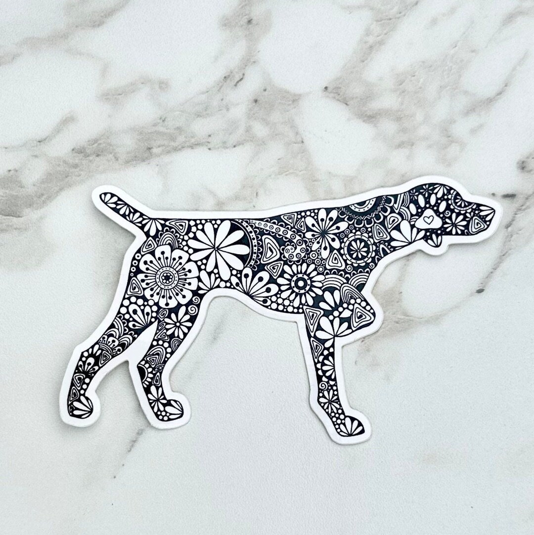 German Shorthaired Pointer GSP Pointer Sticker Dog Sticker GSP ...