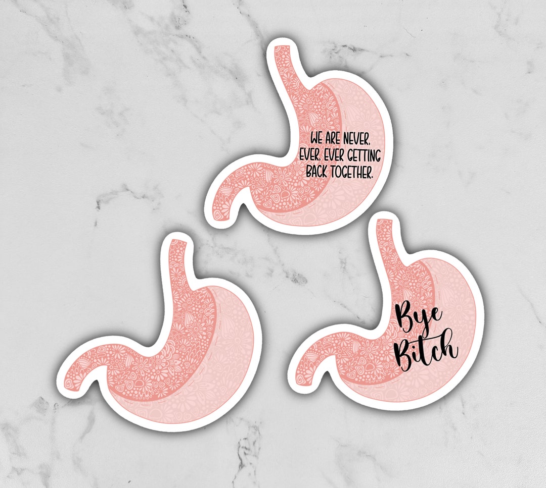 Gastric Sleeve Waterproof Sticker Bariatric, VSG, RYN, Kindle Stickers ...