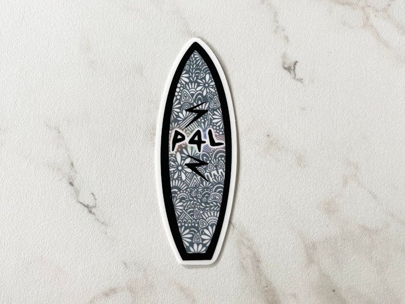 Outer Banks Pogue Life P4L Surfboard Waterproof Sticker John B - Etsy