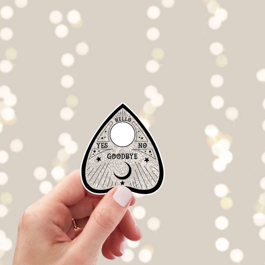 Ouija Planchette Waterproof Sticker Witchy Vibes Ouija Witch Stickers ...