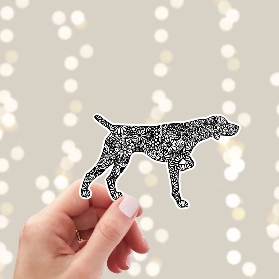 German Shorthaired Pointer GSP Pointer Sticker Dog Sticker GSP ...
