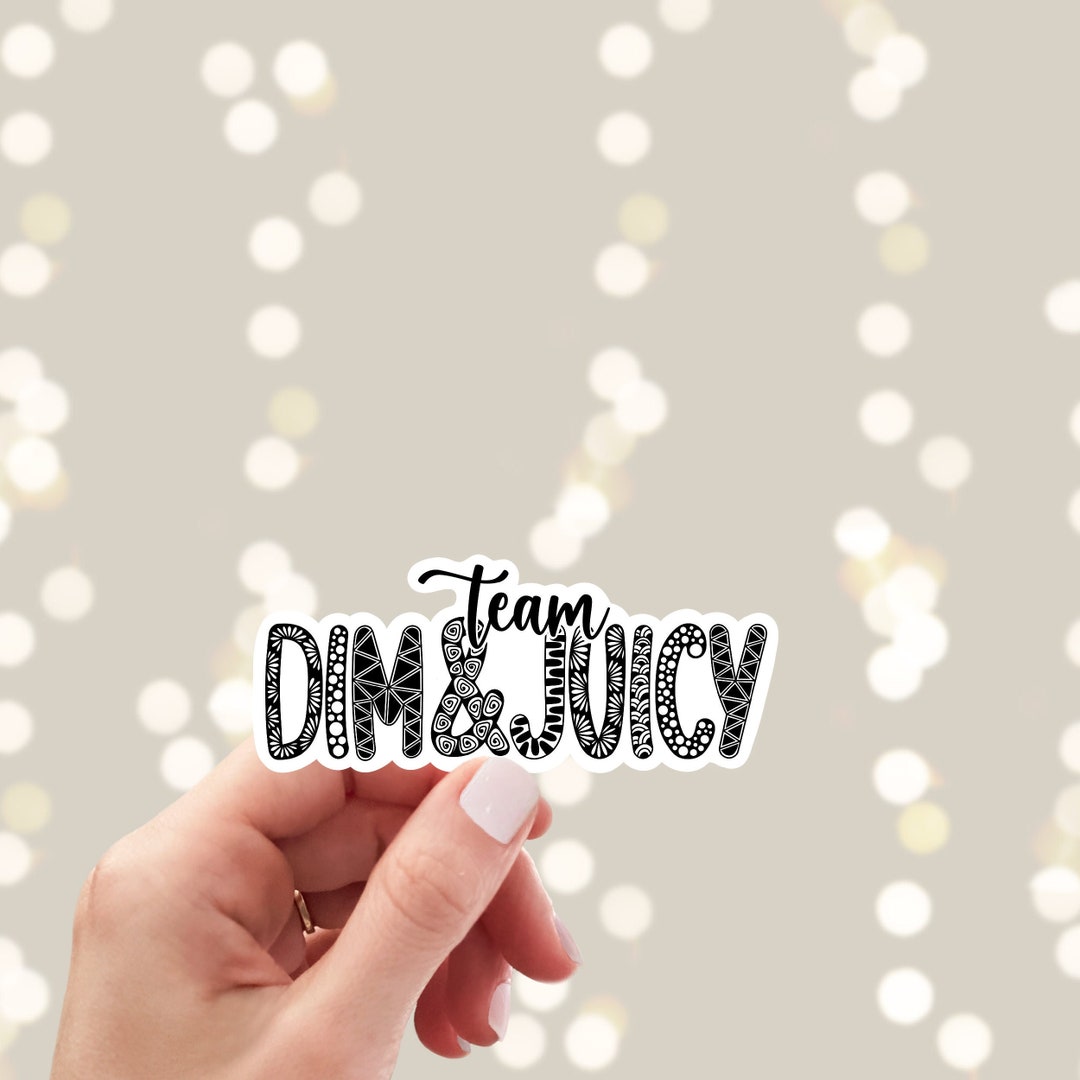 Team Dim and Juicy Chen & Bradford the Rookie Ship Waterproof Sticker ...
