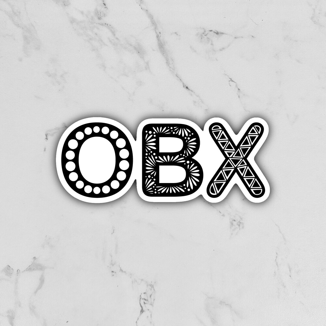 OBX Outer Banks North Carolina Stickers Pogue Life Waterproof Sticker ...