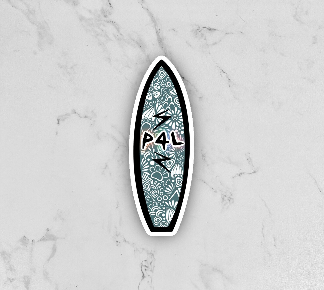 Outer Banks Pogue Life P4L Surfboard Waterproof Sticker John B JJ ...