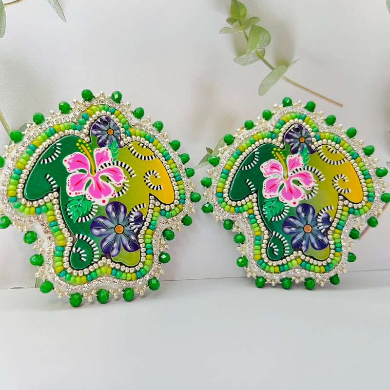 Native Beaded Earrings - Etsy