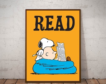 Charlie Brown Poster | Etsy