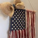 Rustic Farmhouse Macrame USA Flag Wall Décor Front Door - Etsy