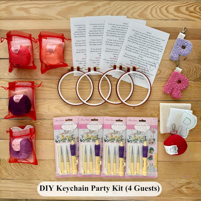 Punch Needle Party Favors - Etsy
