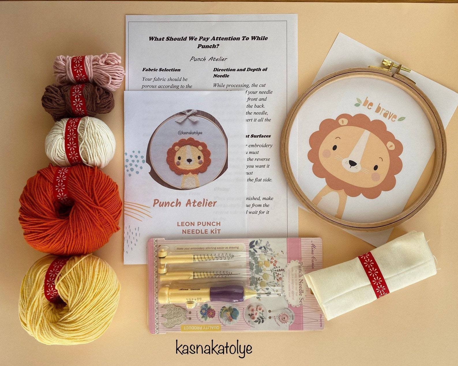 Punch Needle Kit/ Beginner Punch Needle Kit /craft Kit/punch Needle ...