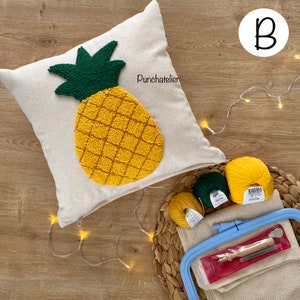 Punch Needle Kit /diy Punch Needle Pillow Kit/punch Needle Kit Beginner ...