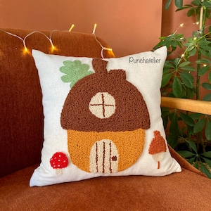 Punch Needle Kit /diy Punch Needle Pillow Kit/punch Needle Kit Beginner ...