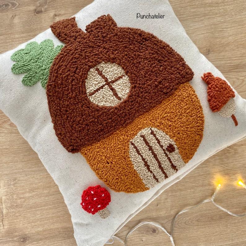 Punch Needle Kit /diy Punch Needle Pillow Kit/punch Needle Kit - Etsy