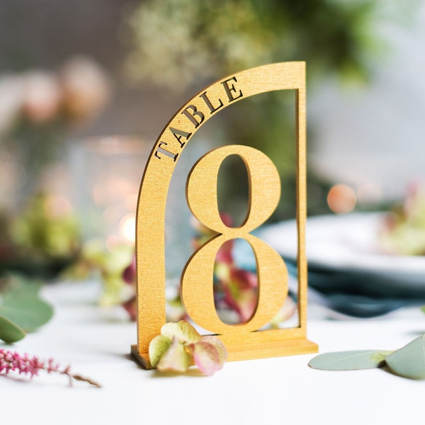 Unique Table Numbers - Etsy