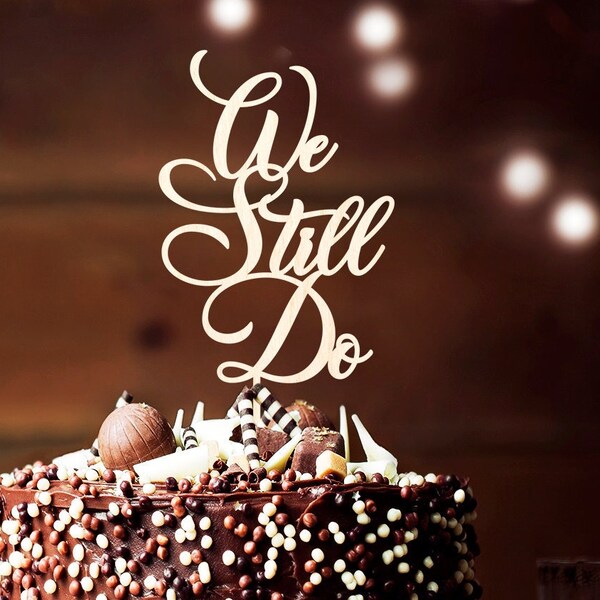 Cake Topper We Do - Etsy