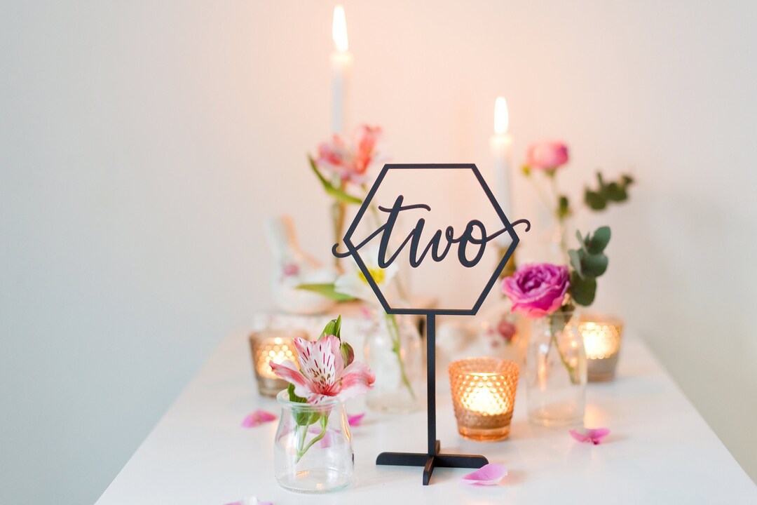 Wooden Table Numbers Wedding Table Decor Ideas Table Number - Etsy