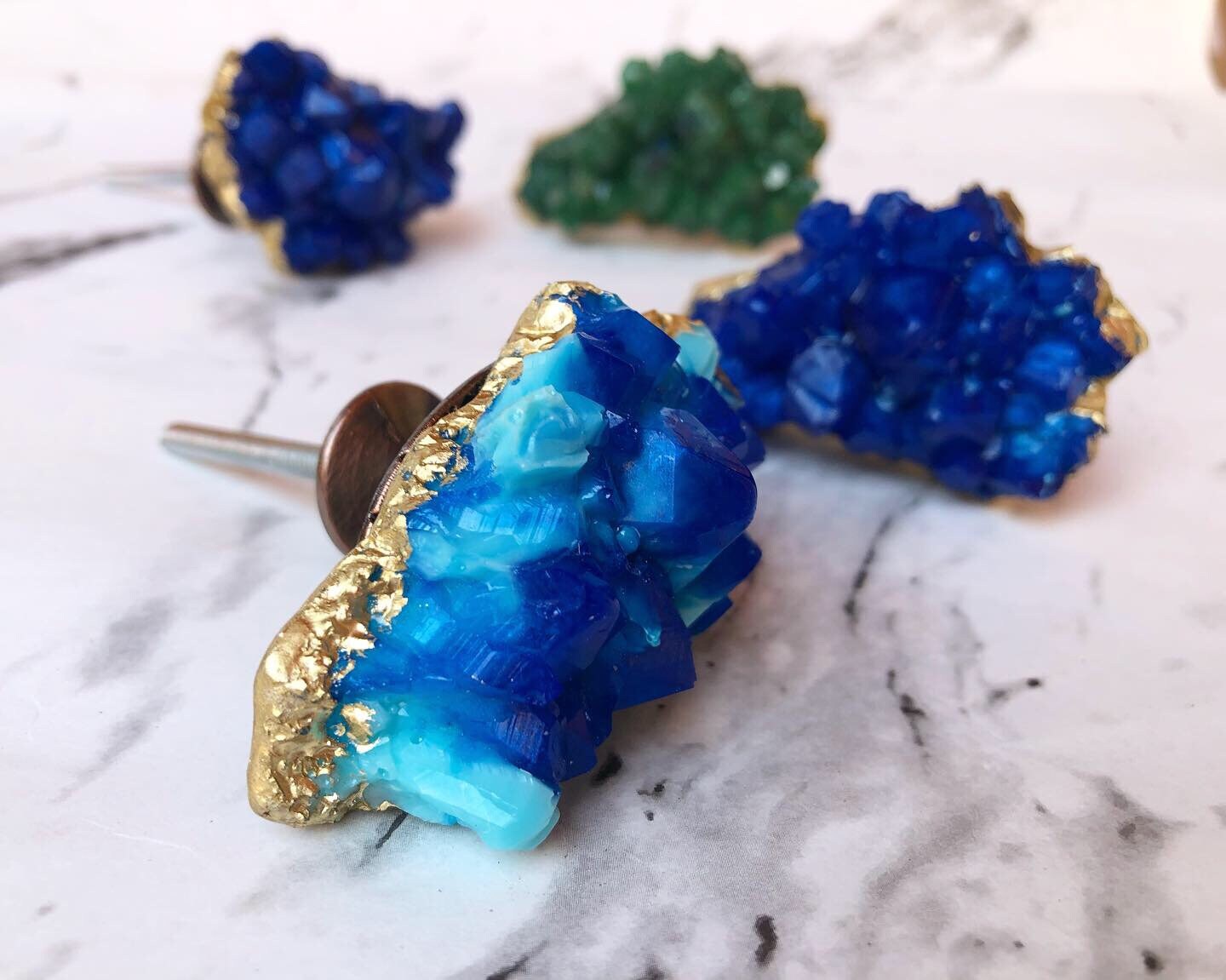 Handmade 3d Resin Crystal Knob - Etsy