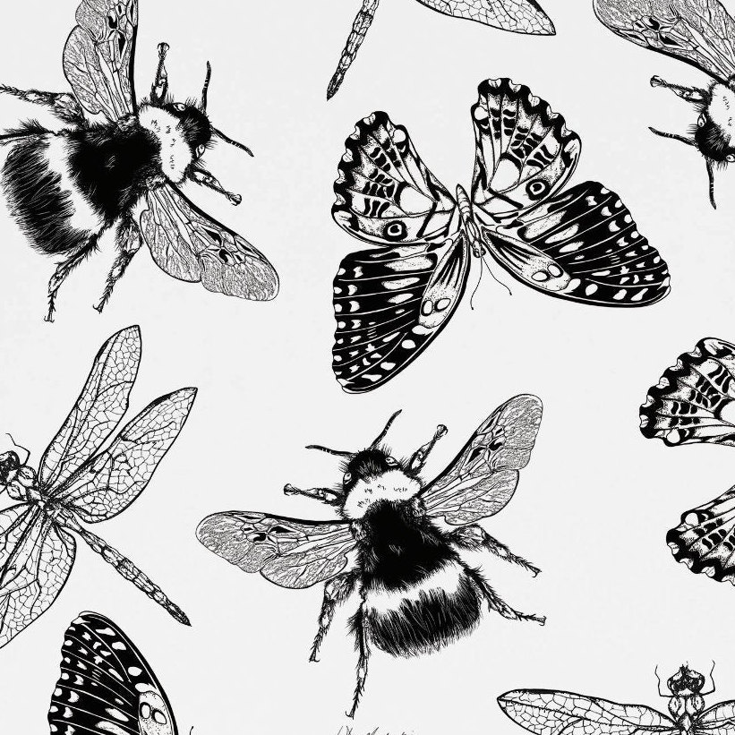 A4A5 Bug Pattern Print Insect Pattern Bug Pattern Insect Print Insect ...