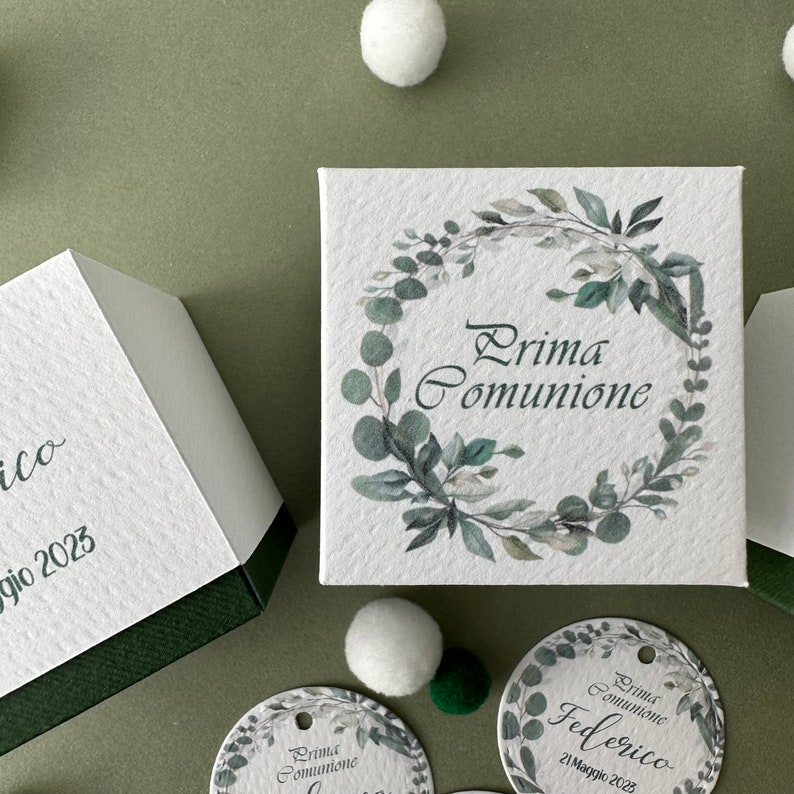 Scatoline per confetti prima comunione segnaposto - Etsy Italia