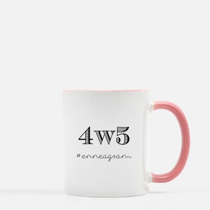 Enneagram Mug With Customizable Number and Wing Enneagram 1 2 3 4 5 6 7 ...