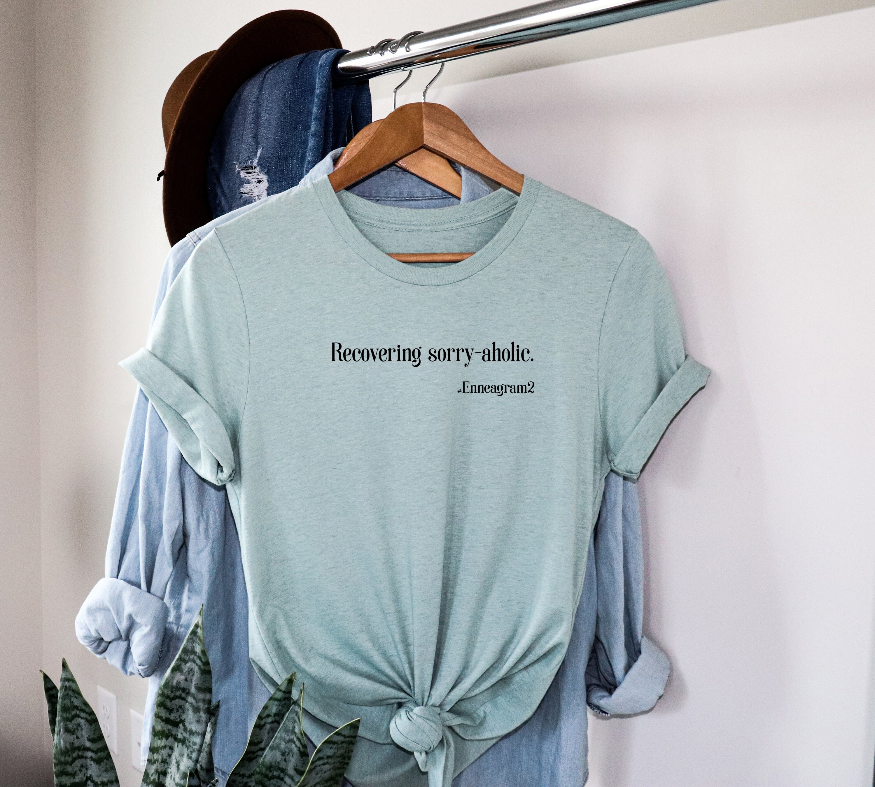 Enneagram Type 2 T-shirt. Recovering Sorry-aholic T-shirt. - Etsy