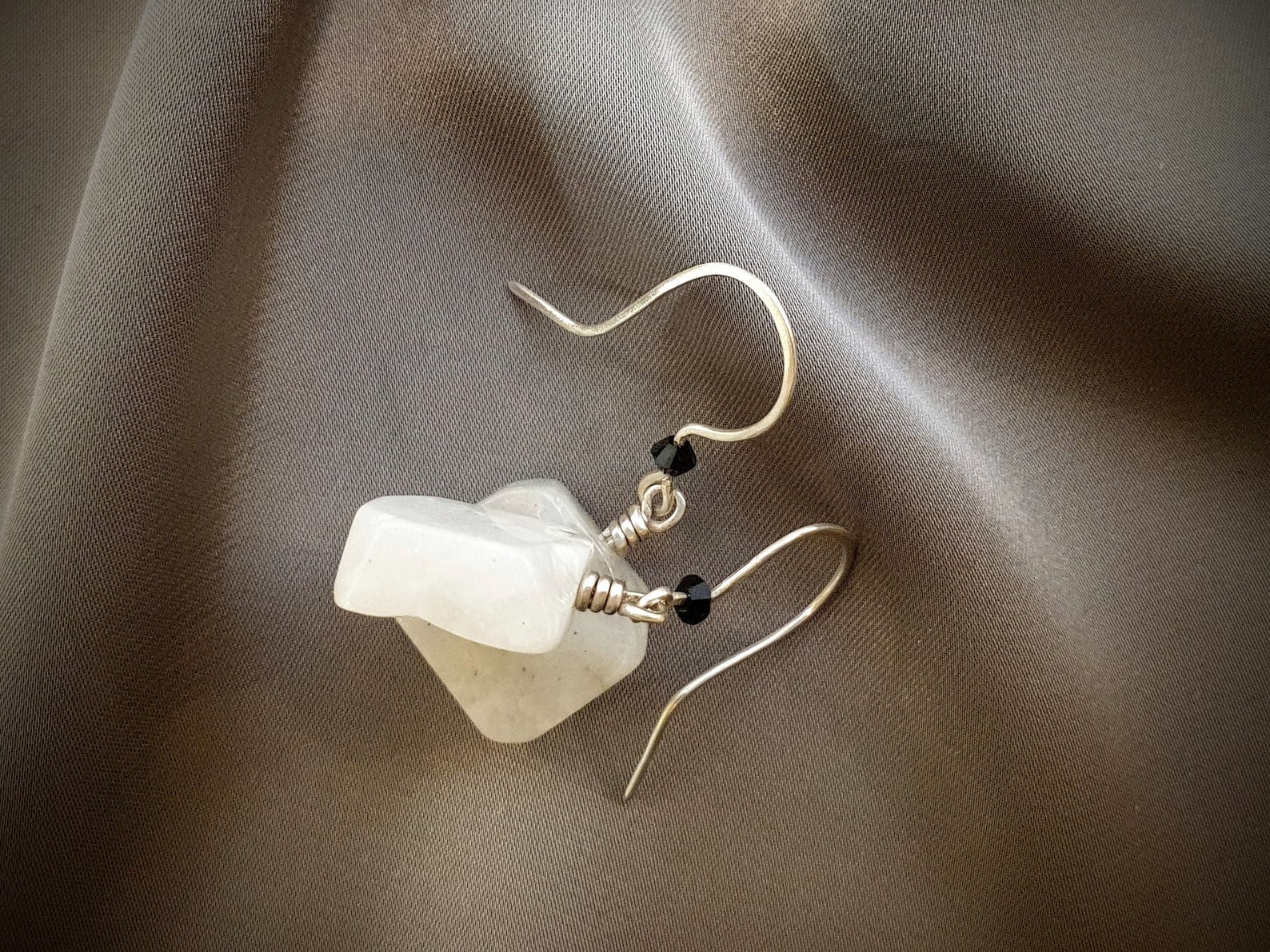 Moonstone Earrings,june Birthstone Earrings,rainbow Moonstone Earrings ...