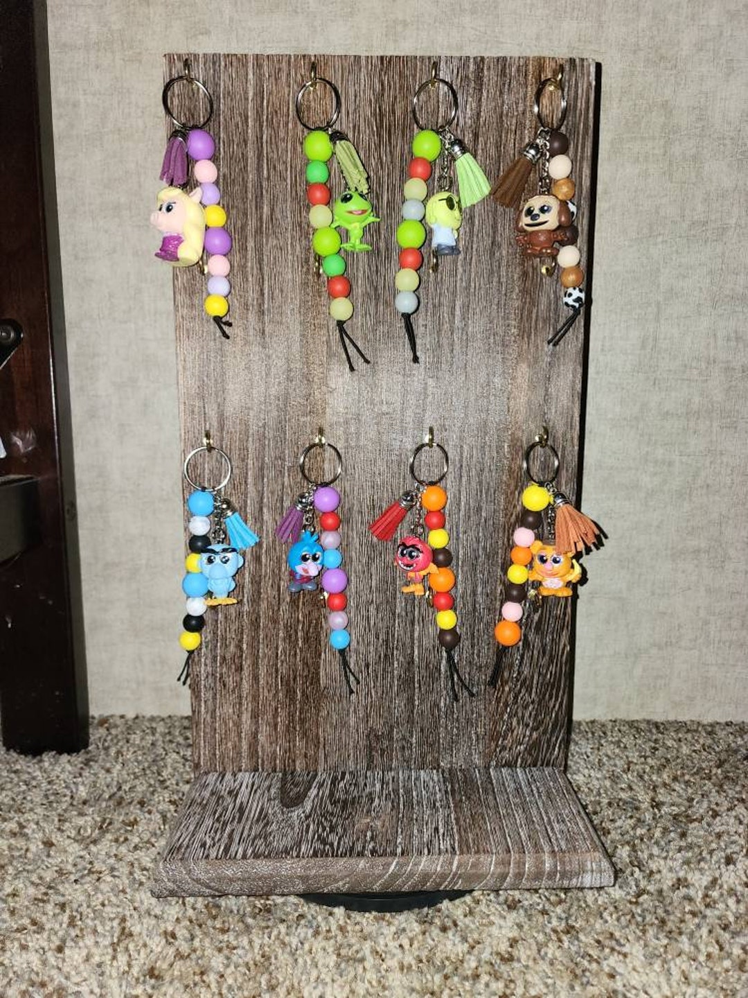 Disney Doorables Muppets Figures Keychains Silicone Beads and - Etsy