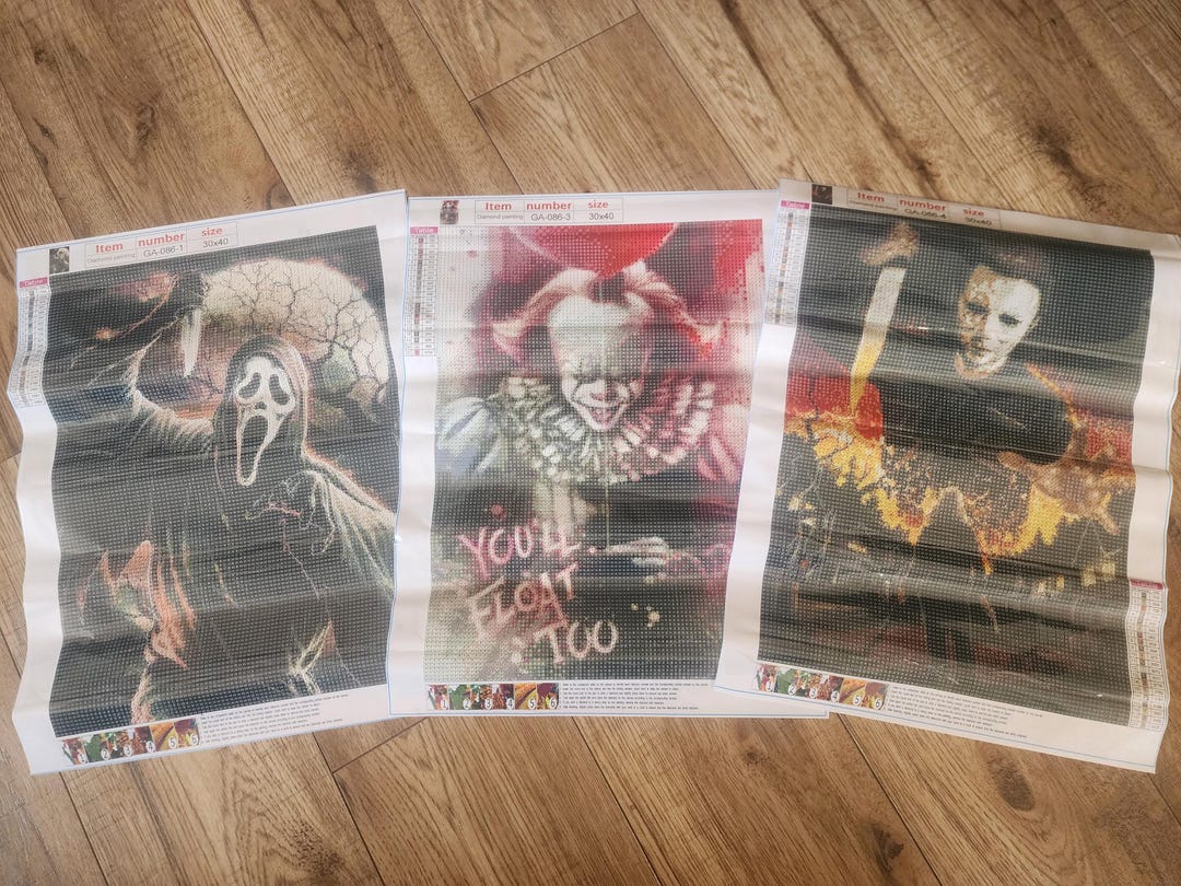 Nightmare | Halloween | Horror Diamond Art Kits All Supplies Included ...