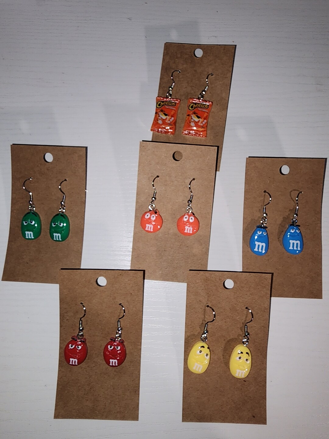Dangle Earrings Snack Bags / Chips and Candy - Etsy