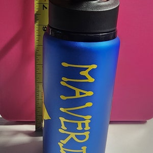 Personalized Cub Scout Themed Water Bottle With Keychain Whistle Blue ...
