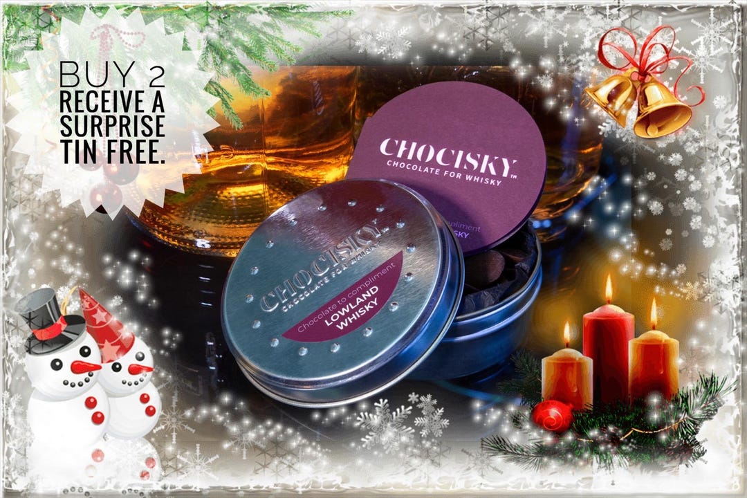 Chocisky Lowland Whisky Chocolate buy Any 2 Receive 1 Free Surprise Tin ...