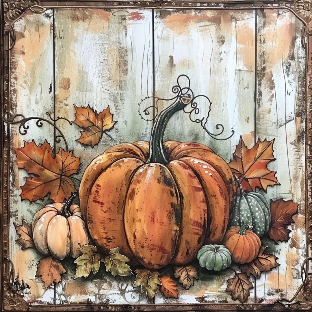 Fall Sign for Crafting, Fall Wreath Sign, Fall Wall Decor, Traditional ...