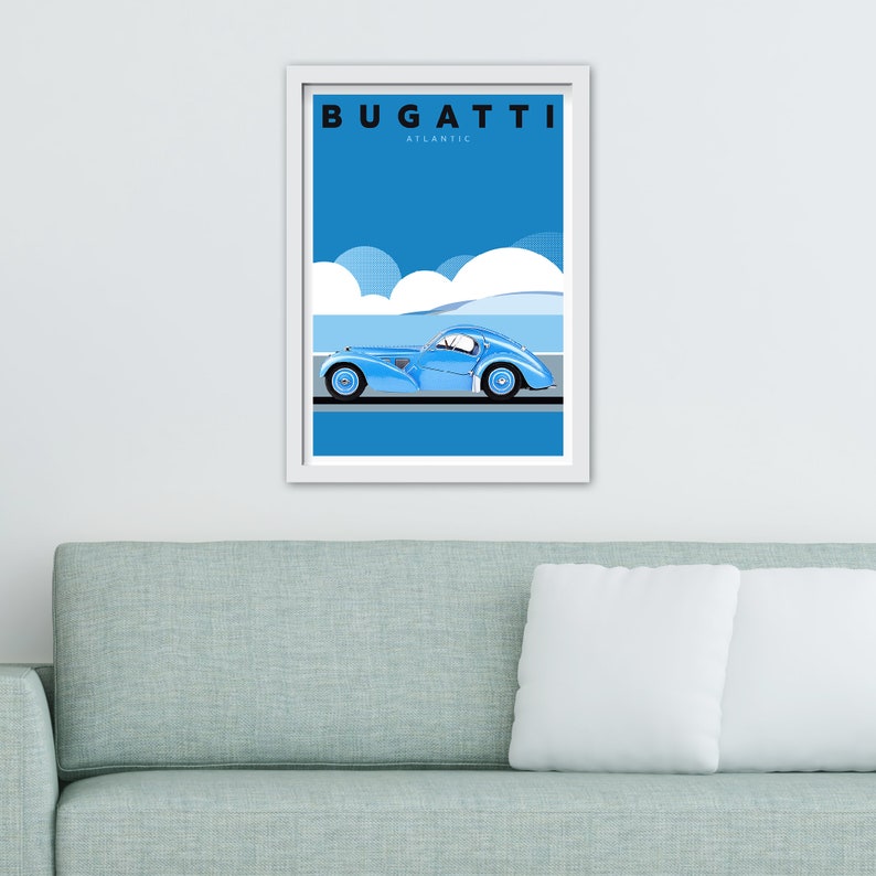 Bugatti Atlantic Art Print - Etsy UK