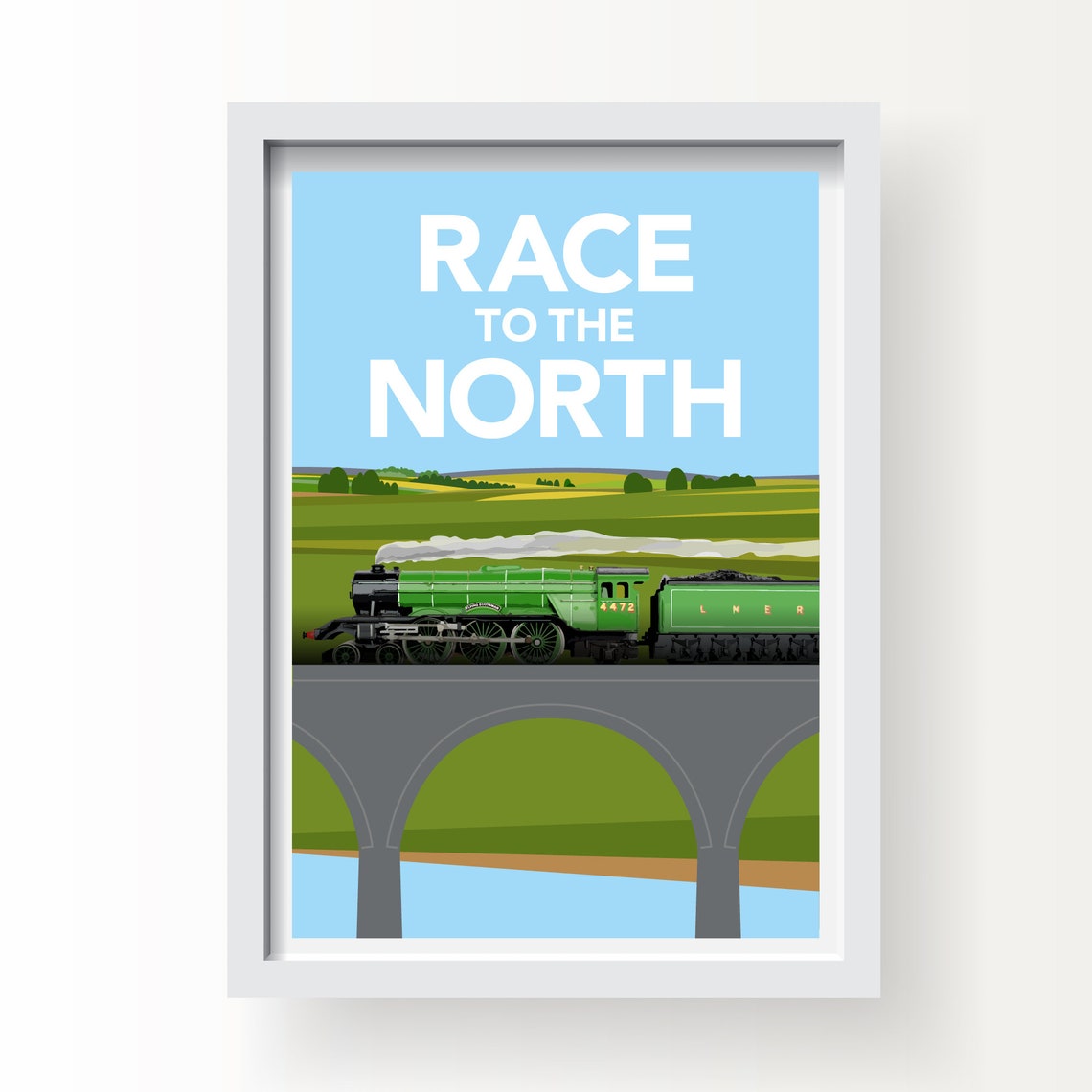 Flying Scotsman Fine Art Print - Etsy UK