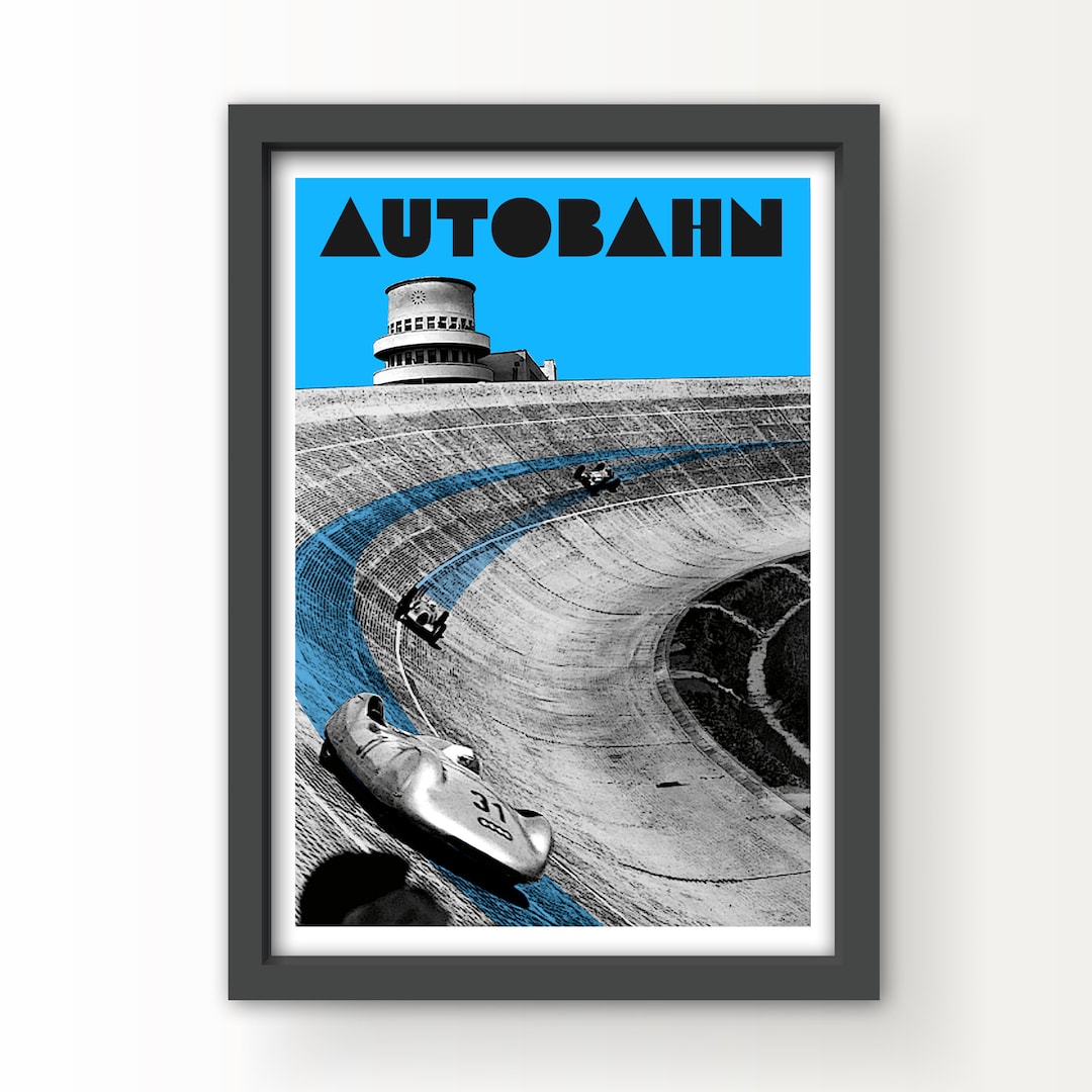 Autobahn Auto Union Art Print - Etsy