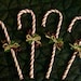 FAUX PRIM Red/white Pep-o-mint Candy Canes Country Christmas, Farmhouse ...