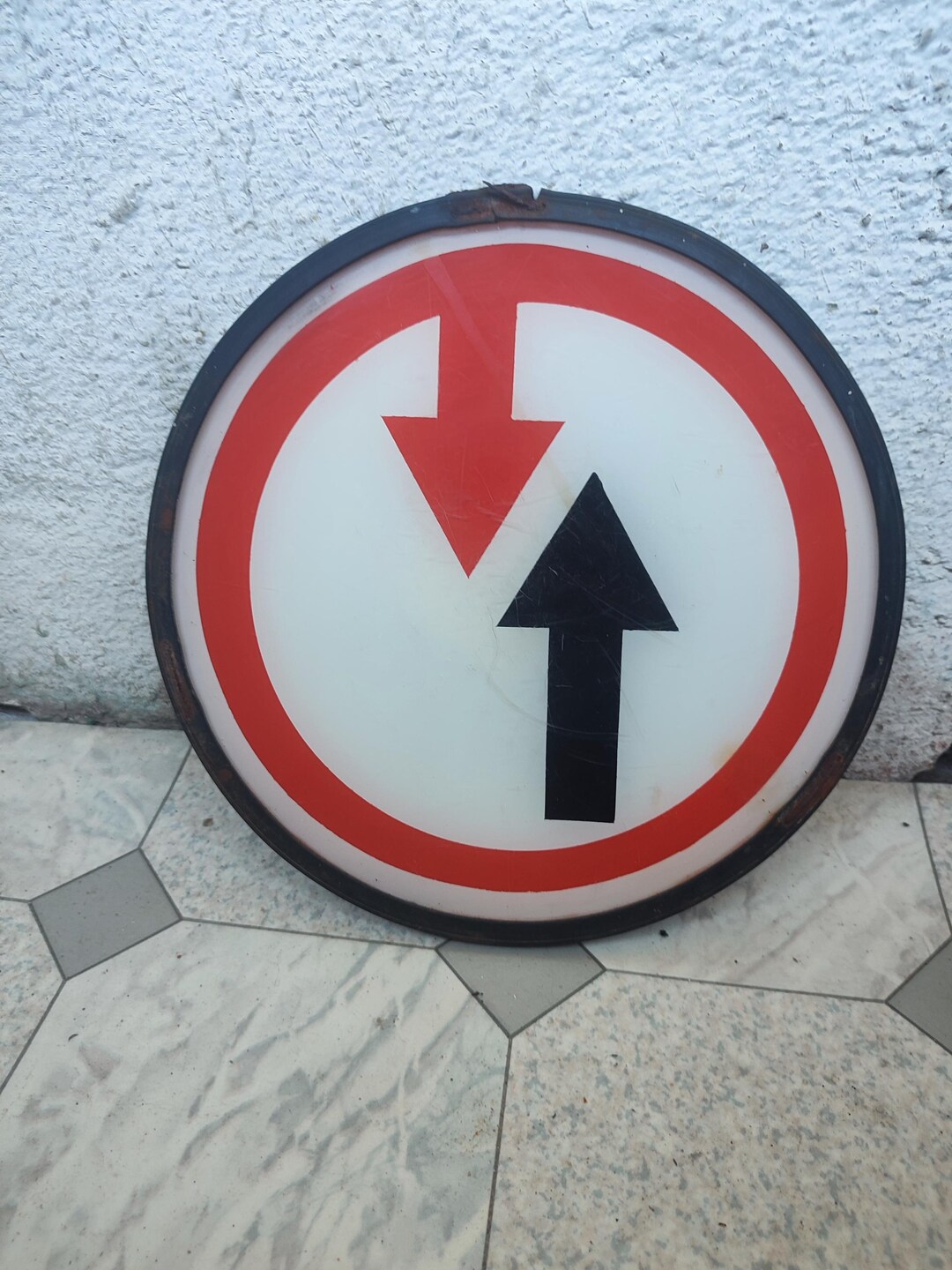 VINTAGE TRAFFIC SIGN Transport Garage Style Man Cave - Etsy