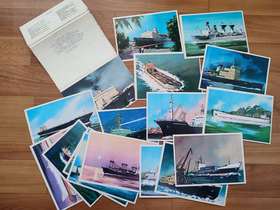 Modern Ships of the Navy of the USSR Set of Postcards - Etsy Australia
