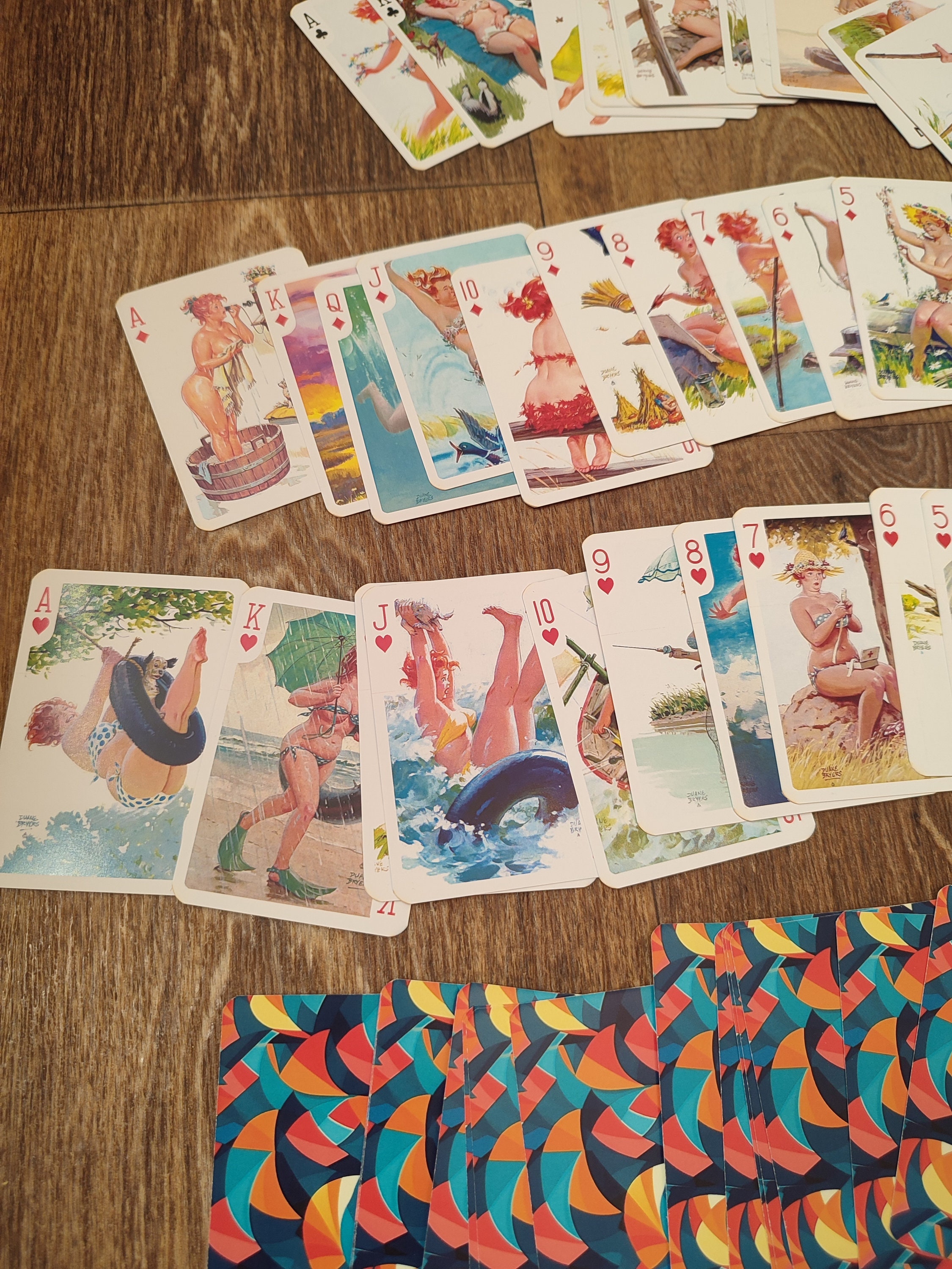 Pin-up Playing Cards Full Deck Hilda Erotic - Etsy