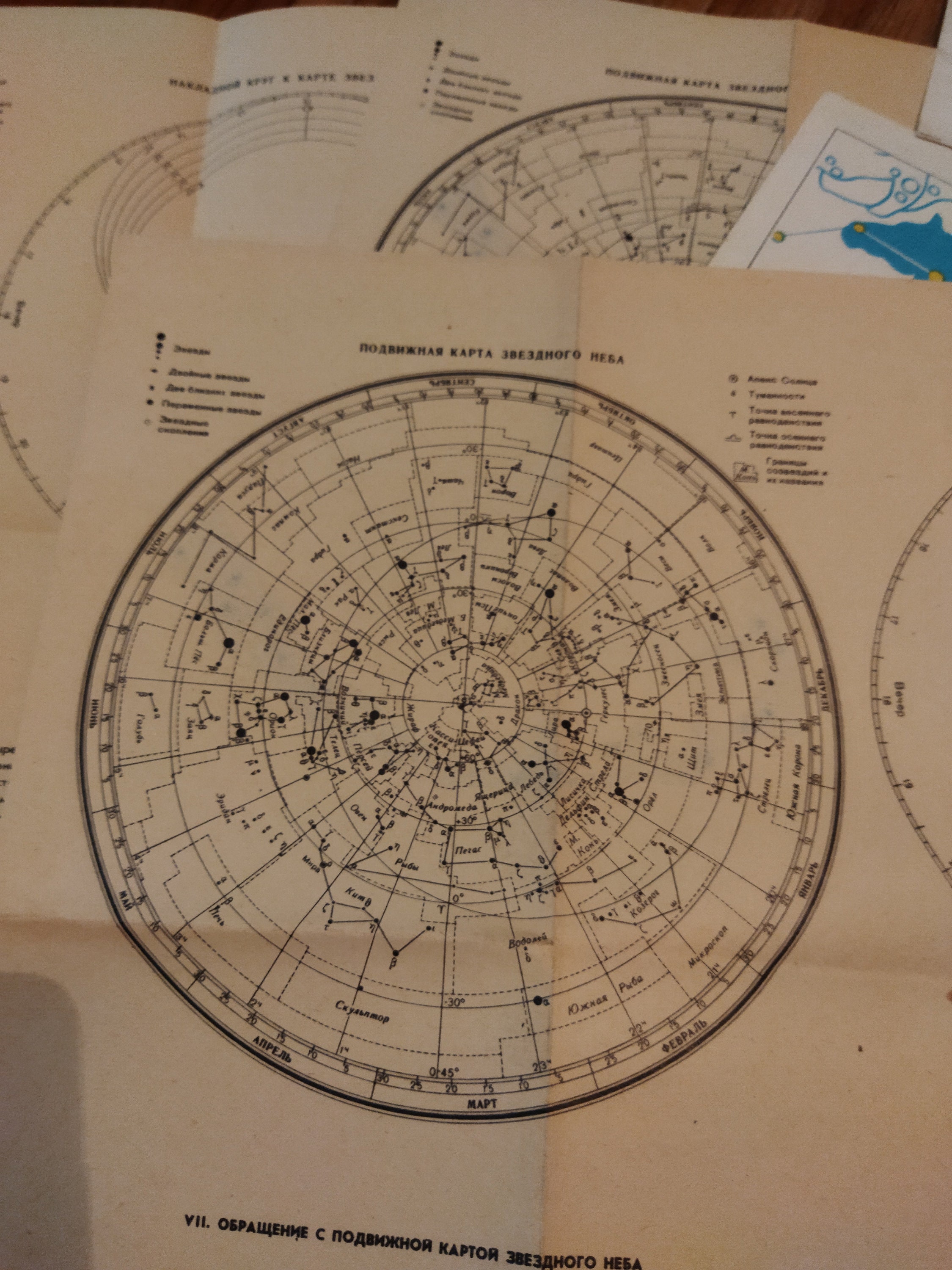 Vintage Set of Maps of the Starry Sky and Constellations - Etsy