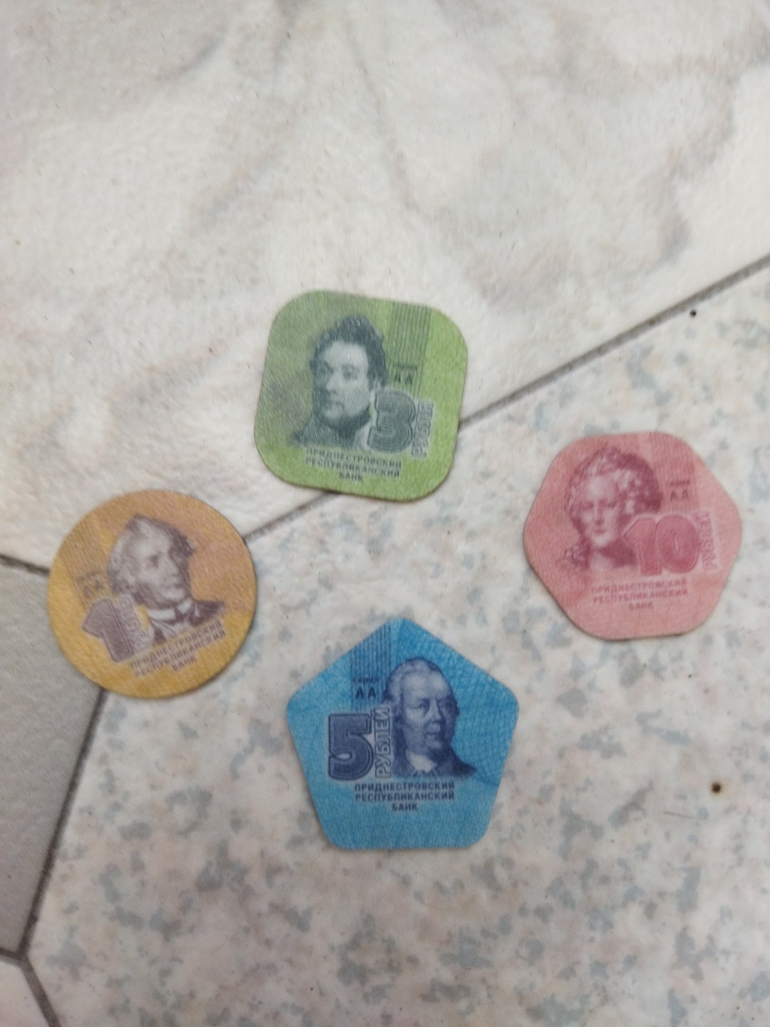 Plastic Coins Transnistria, Composite Set of Coins , Moldova, PMR - Etsy