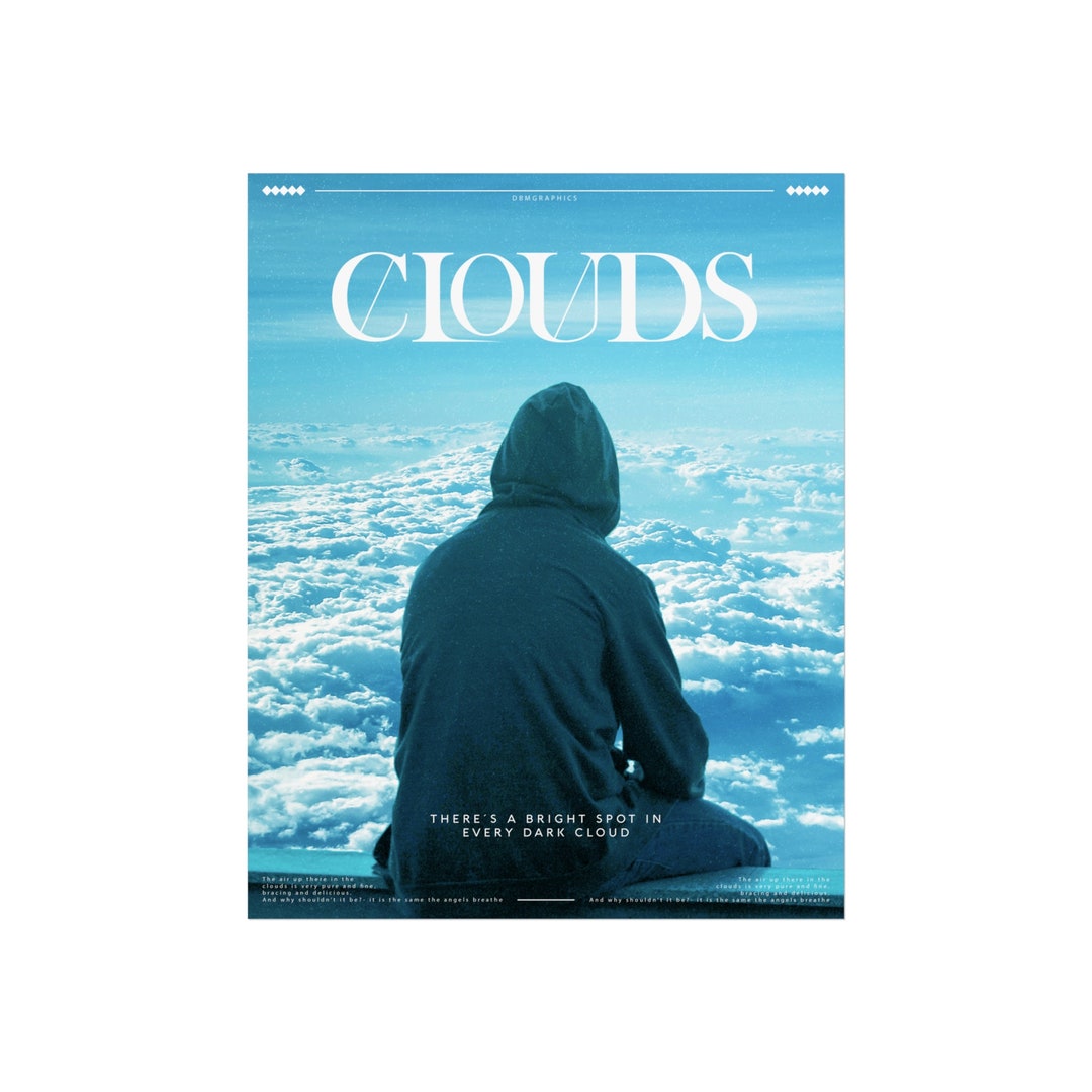 Clouds Poster - Etsy