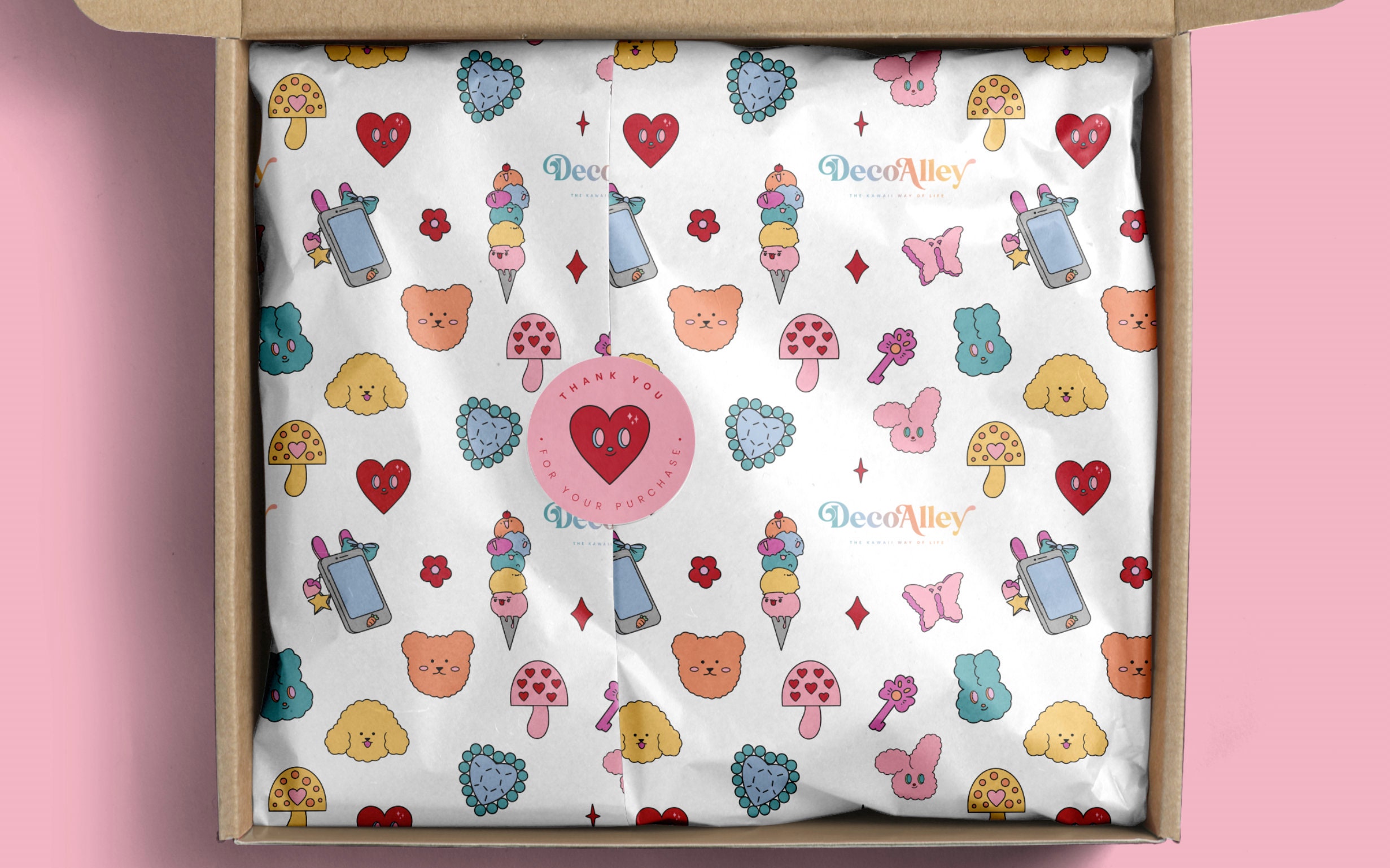 Custom Tissue Paper Logo Tissue Paper Full Color Tissue | Etsy