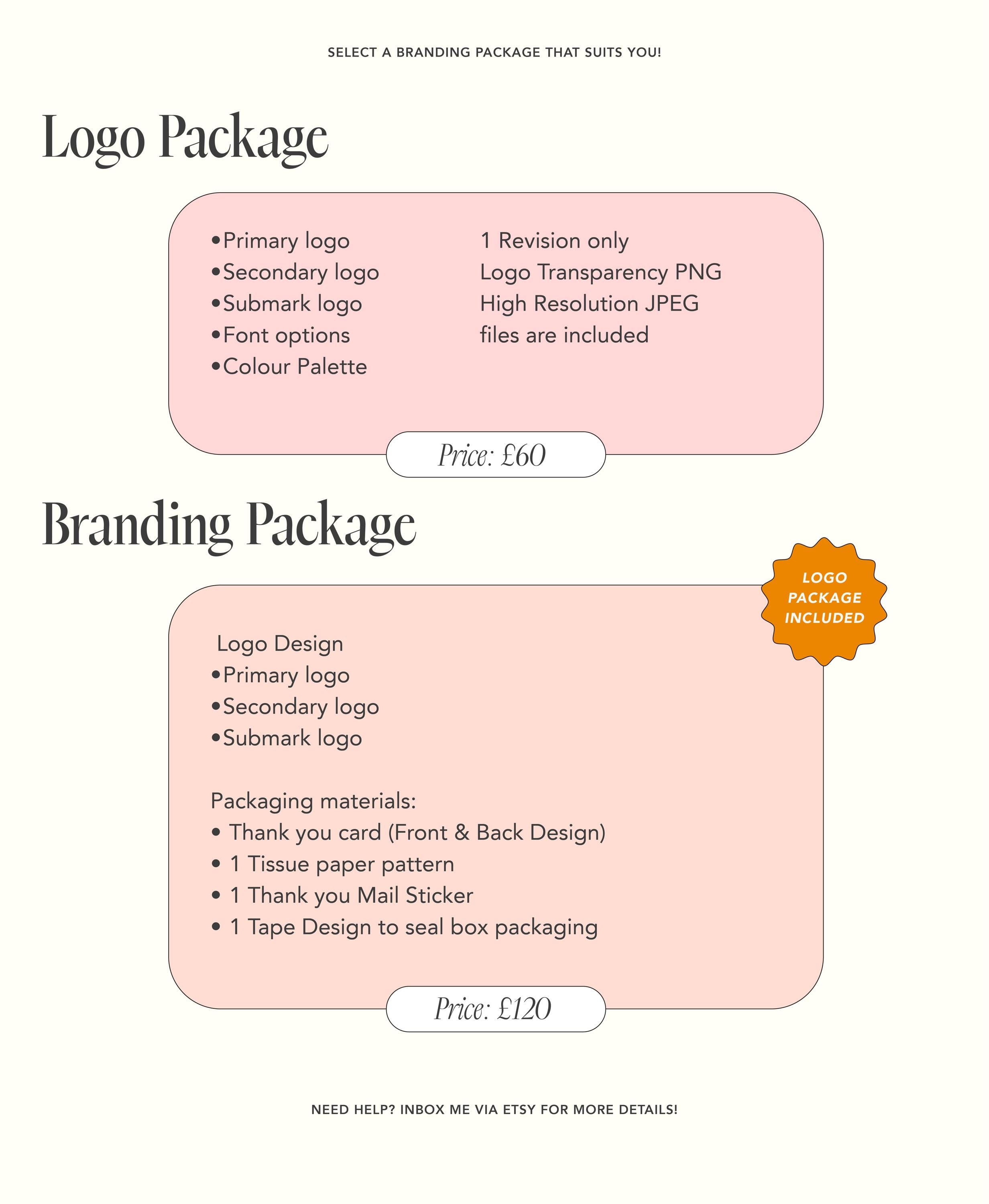 Premade Baby Brand Logo Kit: Custom Color & Text, 3 Logo Variations ...