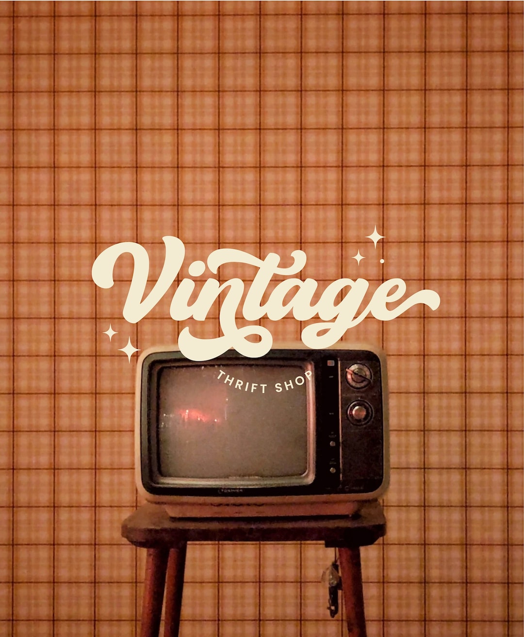 Retro Beauty Logo Kit With Star Premade Design for Small Business ...