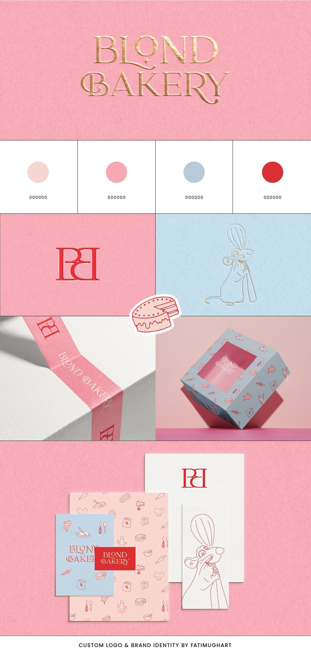 Professional Custom Branding Package Handdrawn Logo Design Packaging by ...